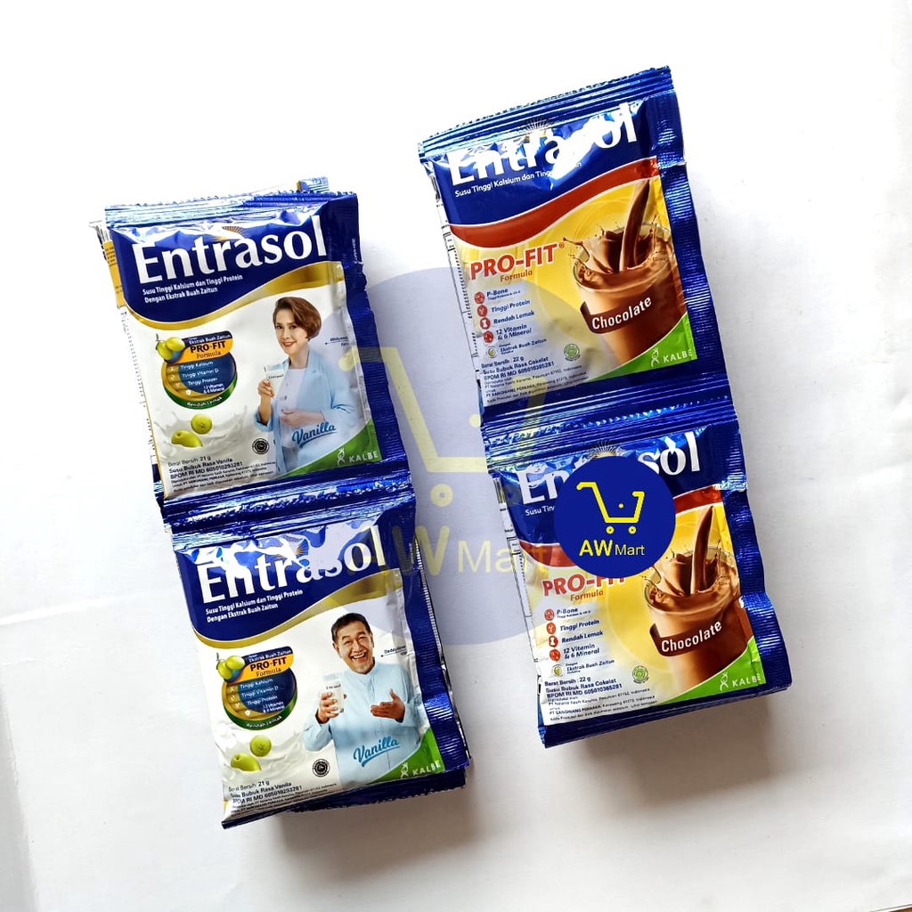 Jual SUSU ENTRASOL RENCENG ISI 10 SACHET X 22GRAM | Shopee Indonesia