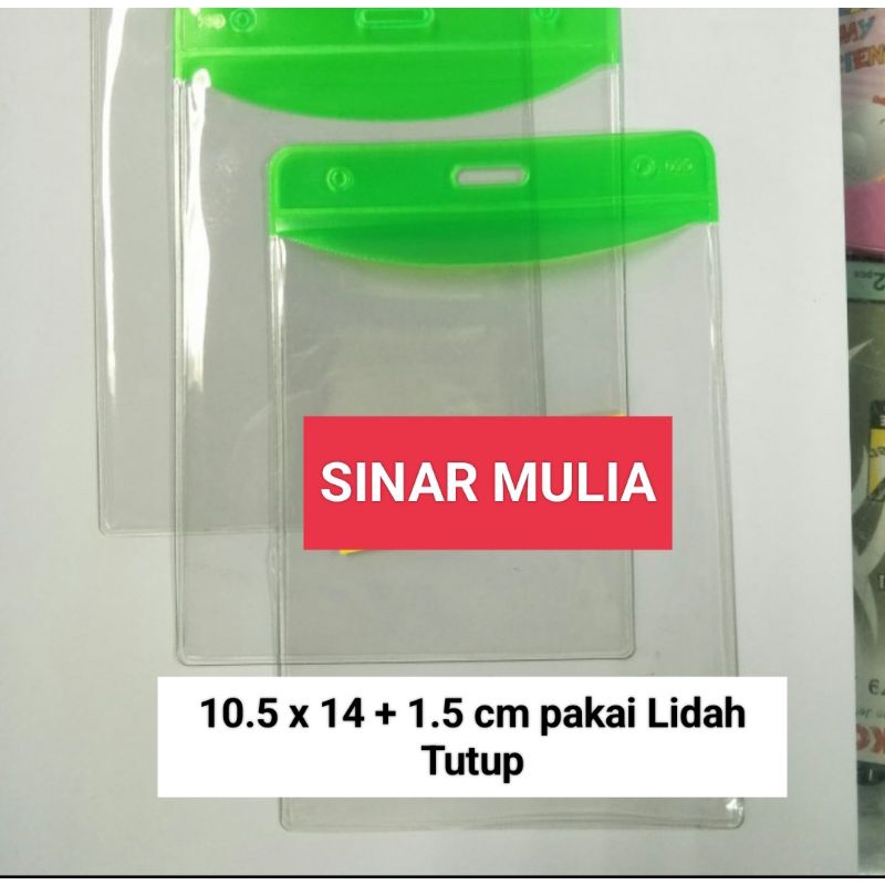 Jual Plastik Nametag Plastik Kartu Panitia 10.5 x 14 tambah lidah ...