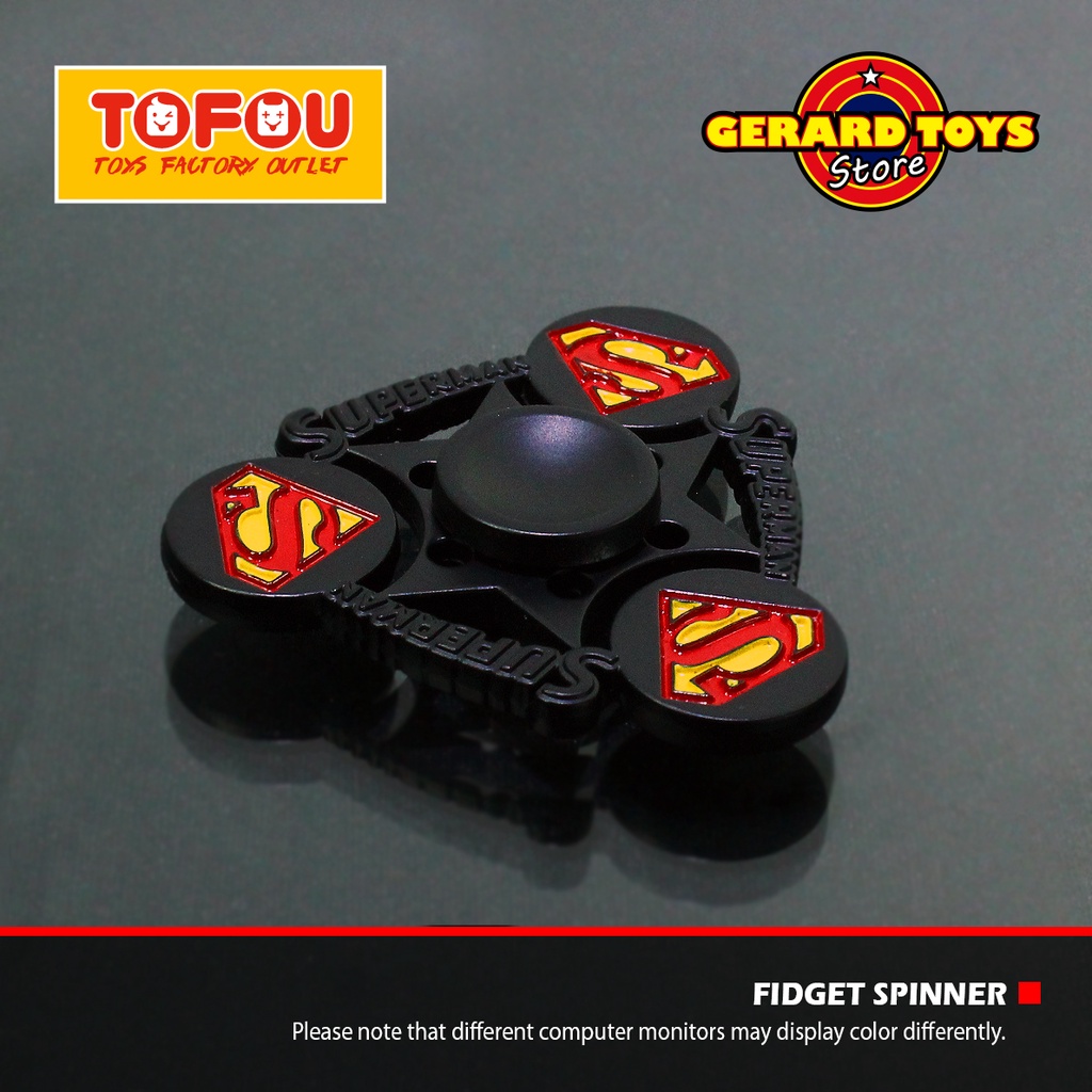 Jual Mainan Fidget Spinner Besi Clamshell Superman-1 MURAH BANGET ...