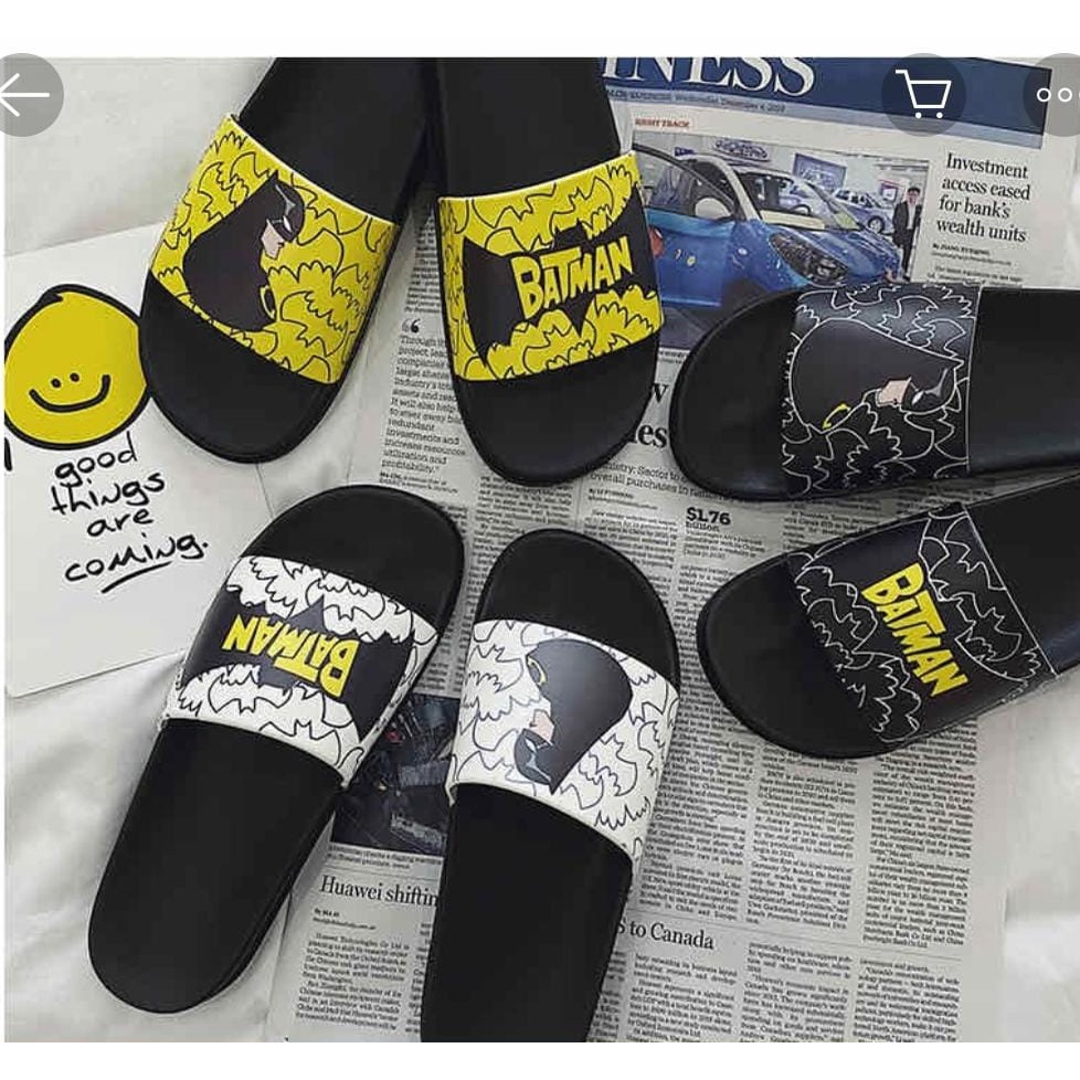 Jual SANDAL PRIA WANITA KARAKTER KARTUN BATMAN | Shopee Indonesia