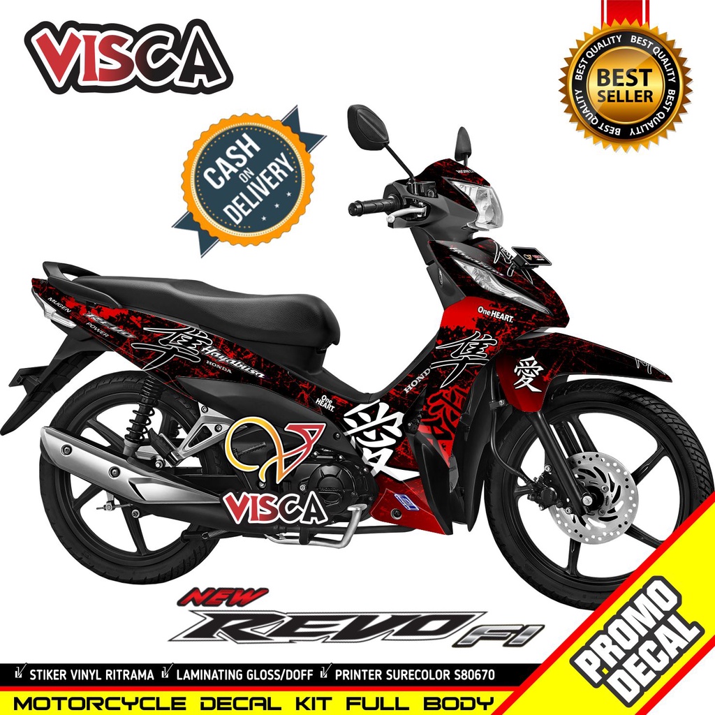 Jual Decal Revo Fit Full Body Stiker Revo Fit Full Body Striping Revo ...