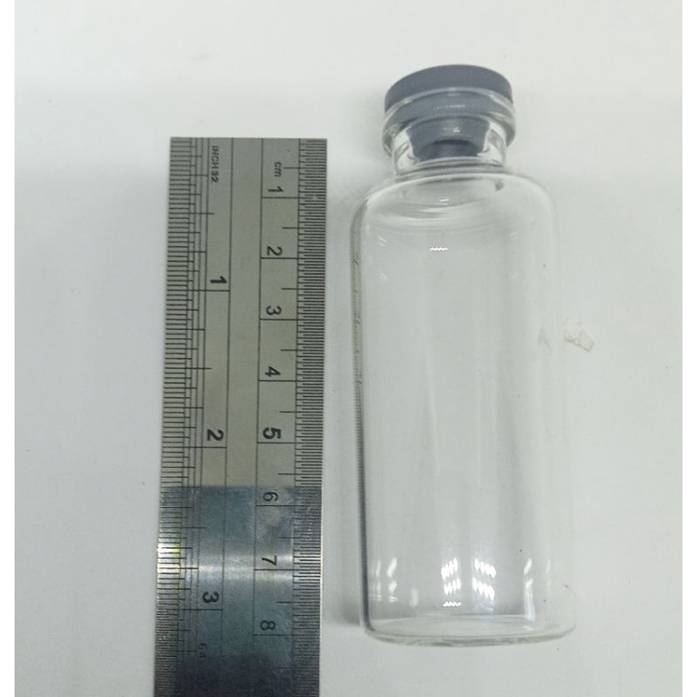 Jual BOTOL VIAL 30 ML || BOTOL KACA TUTUP KARET ||HARGA GROSIR | Shopee ...