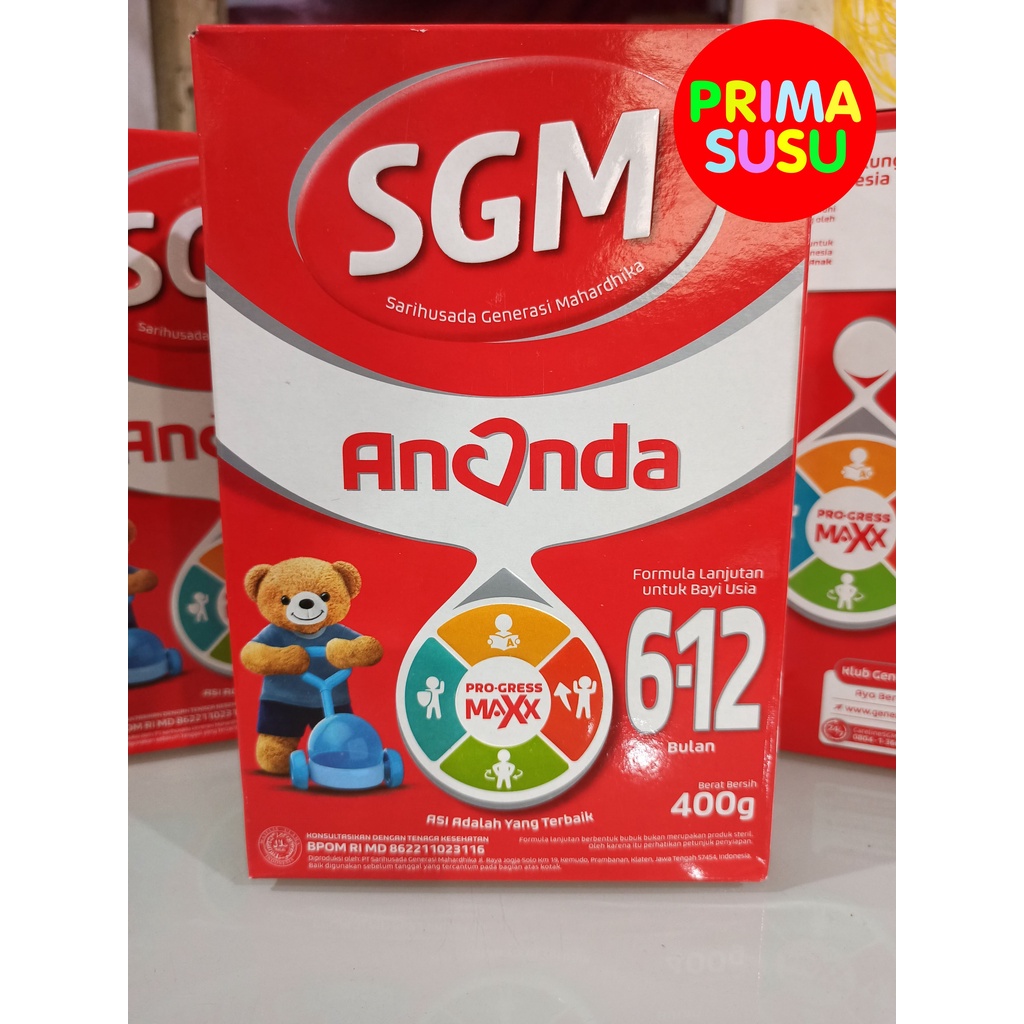 Jual SGM Ananda 6 - 12 400 Gr | Shopee Indonesia