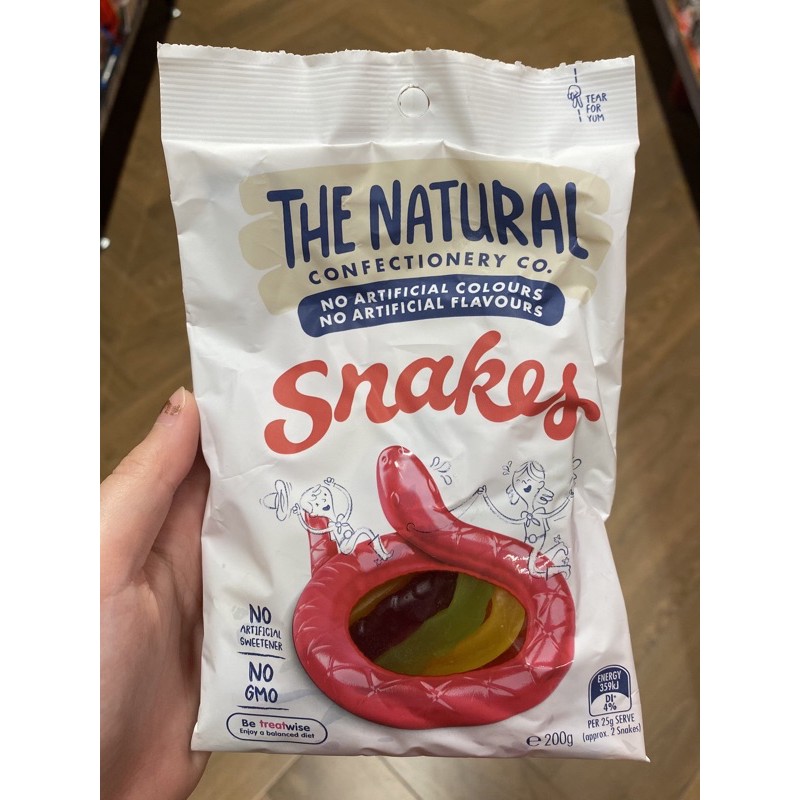 Jual Permen The Natural Confectionery Co. Snakes, Berry Bliss, Party ...