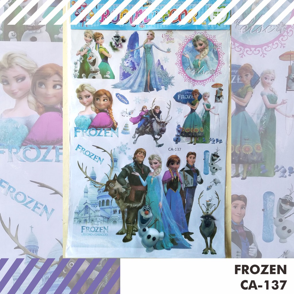 Jual WALLSTICKER / STIKER DINDING 5D 3D FROZEN | Shopee Indonesia