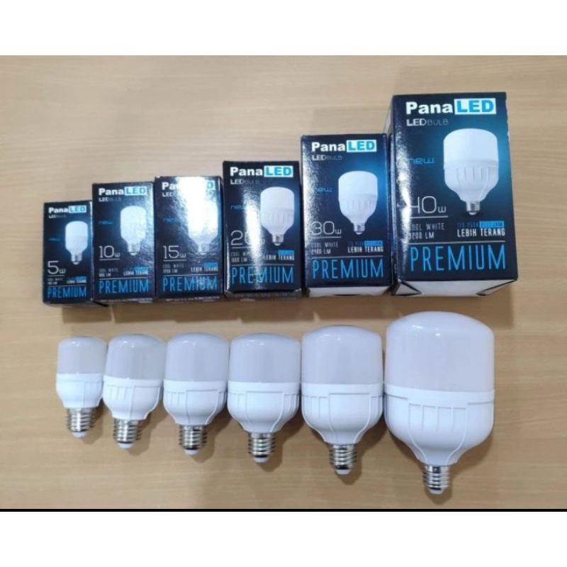 Jual lampu LED putih panaLED PREMIUM 5W,10W,15W,20W,30W | Shopee Indonesia