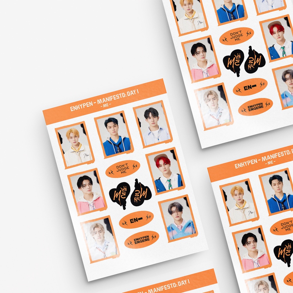 Jual STIKER KPOP - ENHYPEN MANIFESTO:DAY1 | Shopee Indonesia