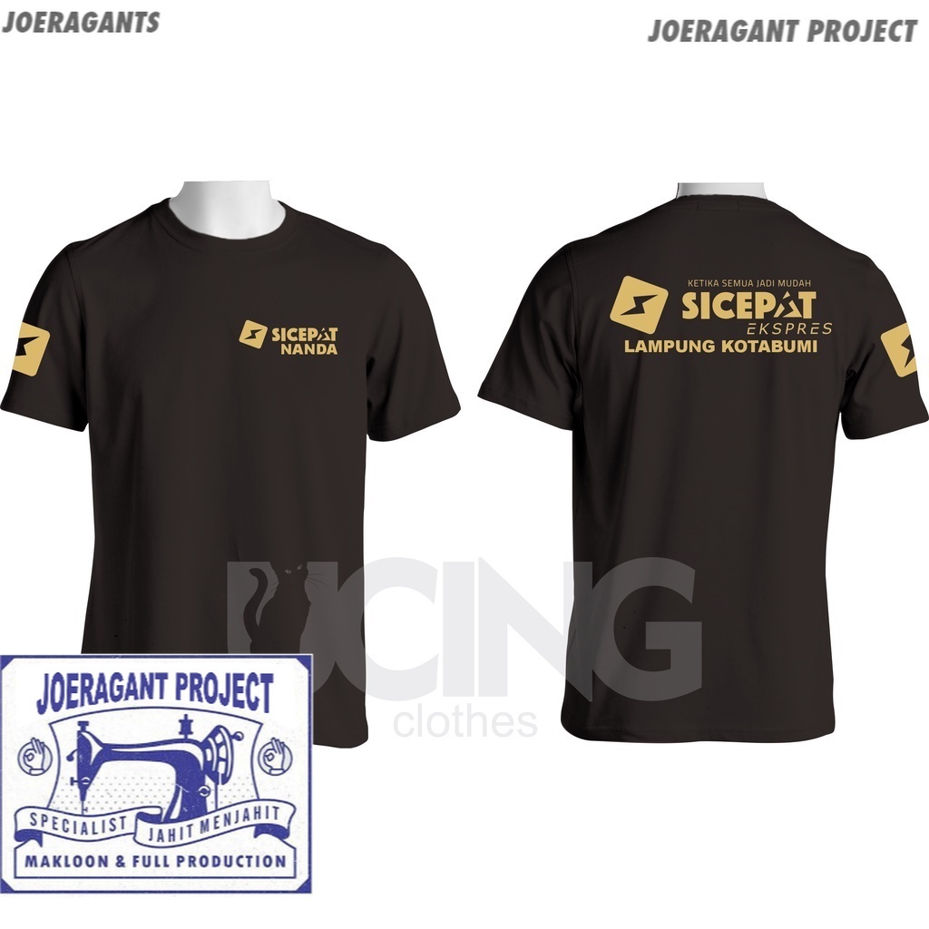 Jual Kaos Baju Sicepat Request Nama dan Regional Kaos Perusahaan ...