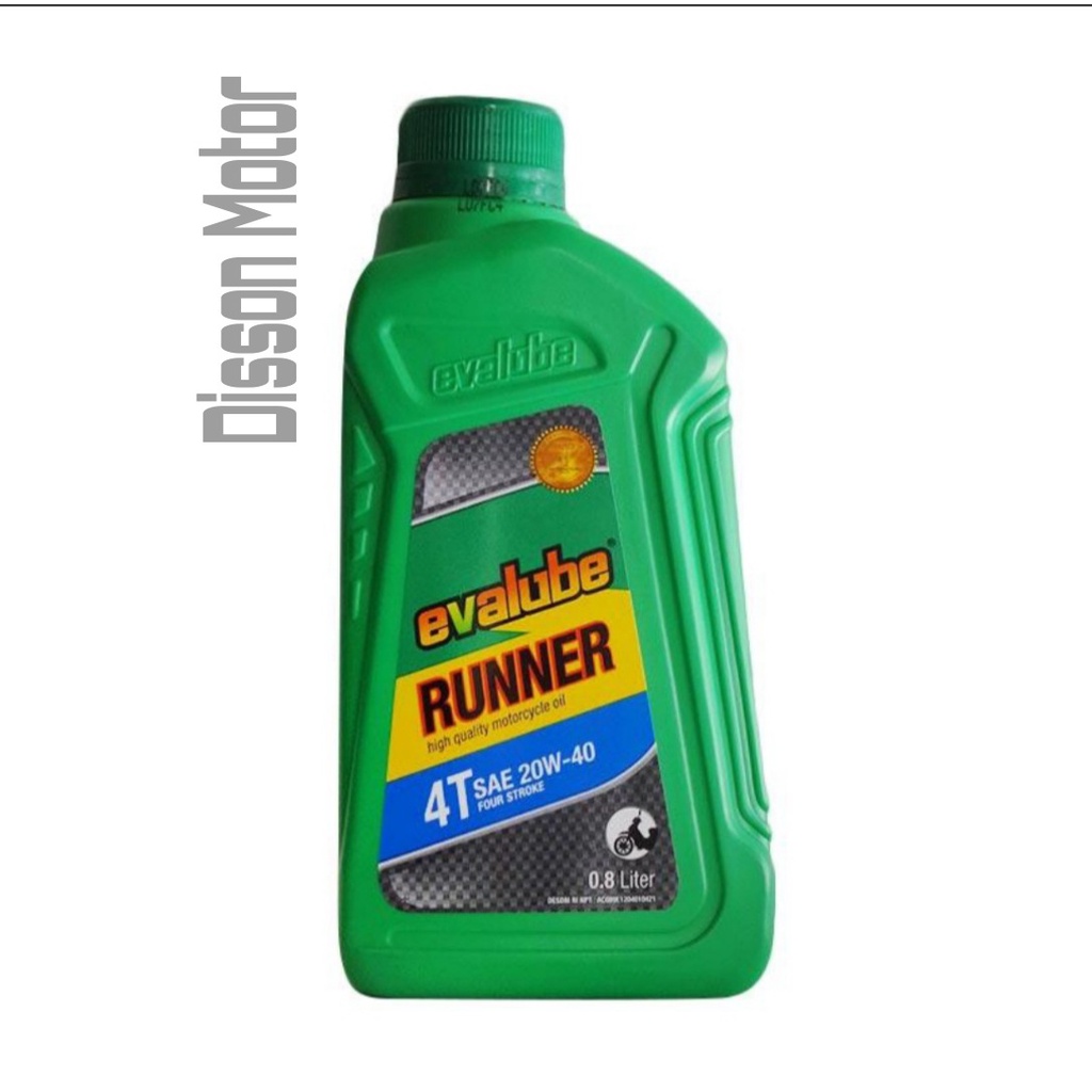 Jual EVALUBE Oil Runner 20W-40 4T 0,8L Untuk Semua Motor Manual ...