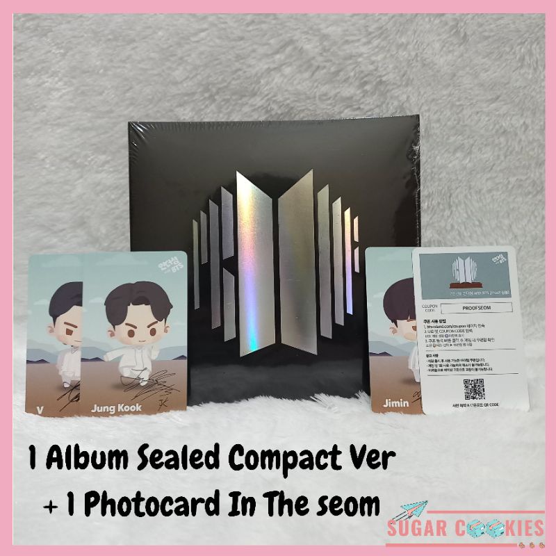 Jual READYSTOCK (baca deskripsi) ALBUM BTS PROOF SEALED COMPACT VER PHOTOCARD PC IN THE SEOM ...