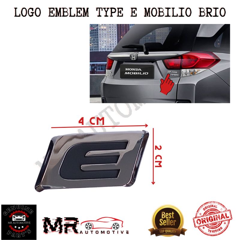 Jual Logo Emblem Type E Mobilio Brio | Shopee Indonesia