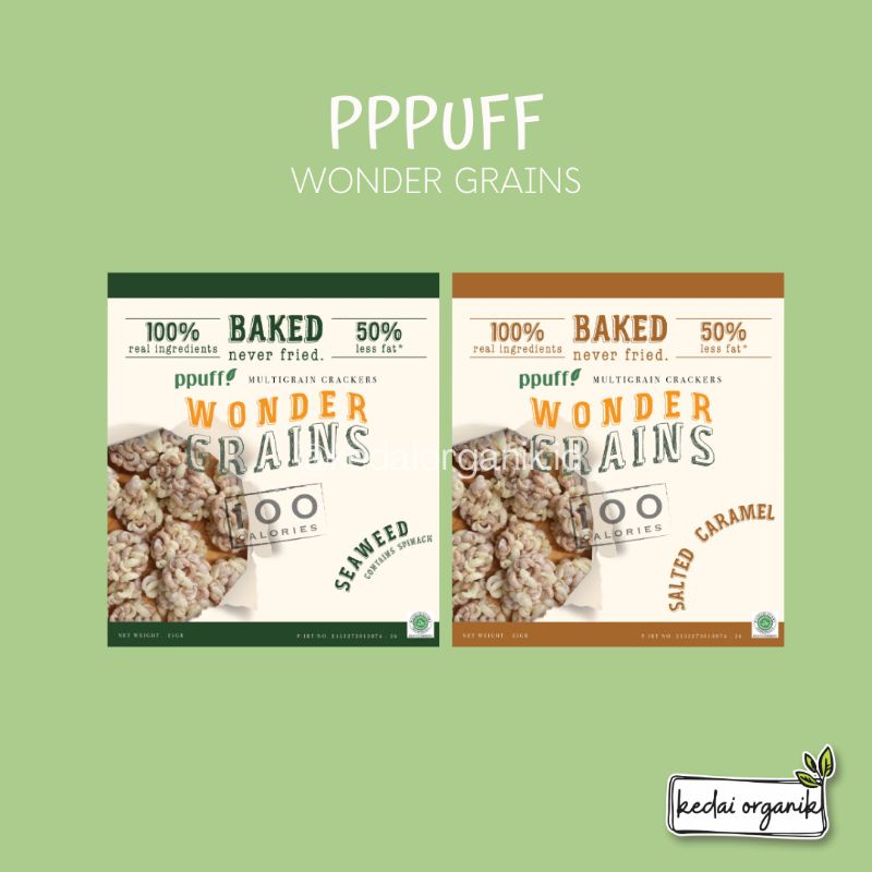 Jual PPUFF! Wonder Grains Seaweed | Wonder Grains Salted Caramel ...