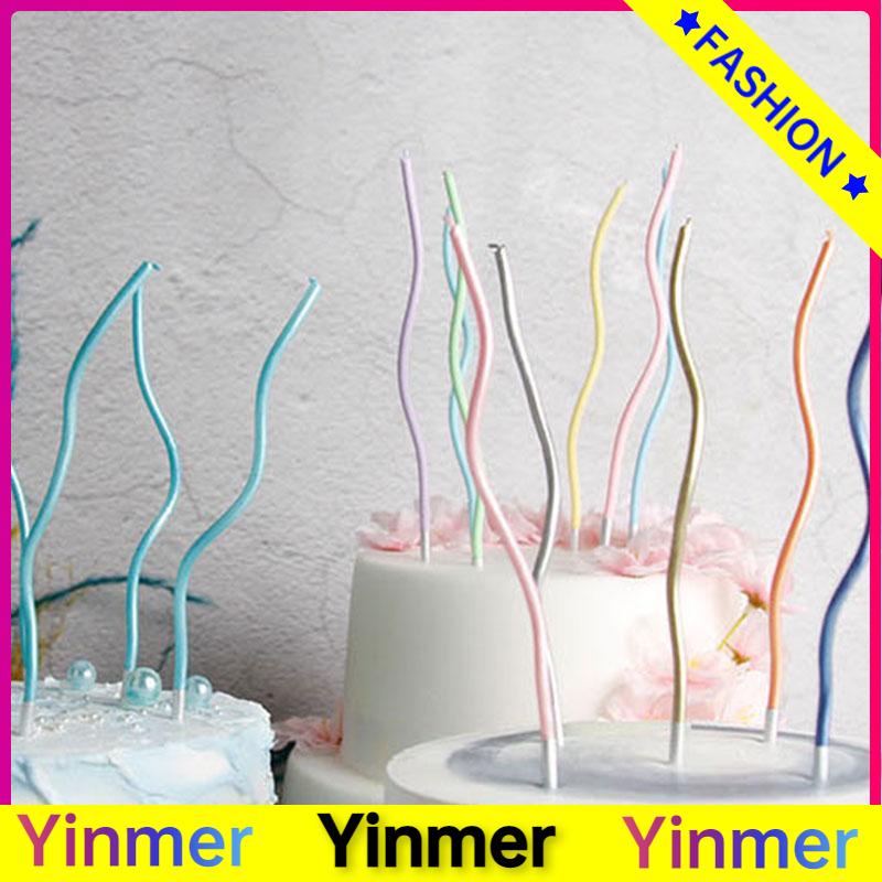 Jual COD 6Pcs/Set Lilin Panjang Spiral Pastel Macaron / Lilin Korea ...