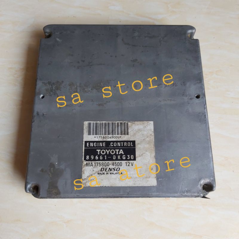 Jual ECU atau computer original Toyota Innova Diesel 89661-0KG30 ...