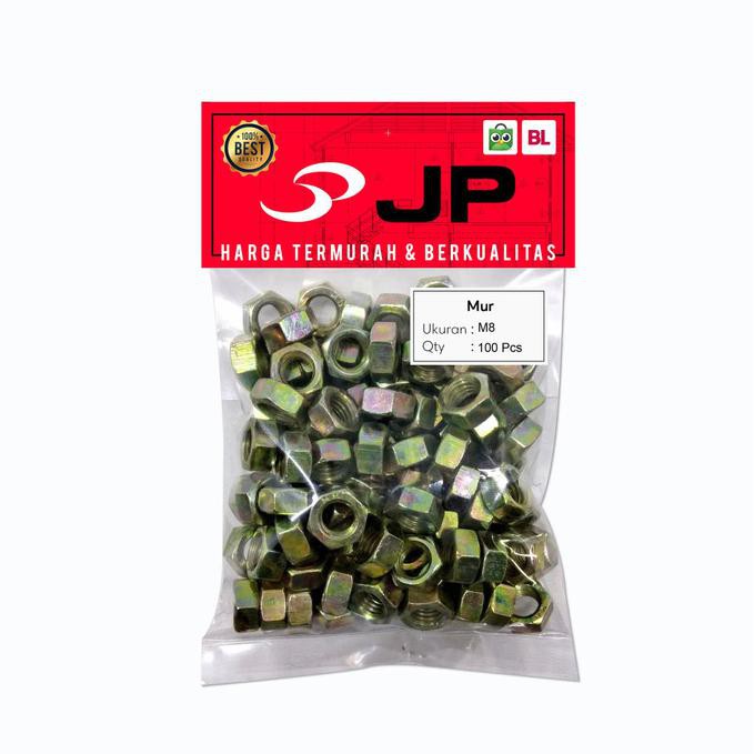 Jual MUR M 8 - MUR BAUT JP M8 ISI 100 PCS | Shopee Indonesia