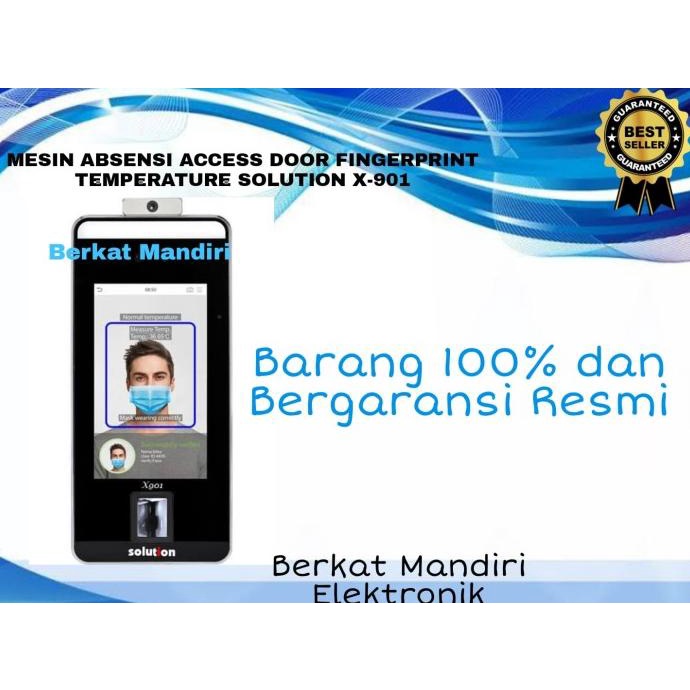 Jual Solution X901 - Mesin Absensi Access Door Fingerprint Face ...