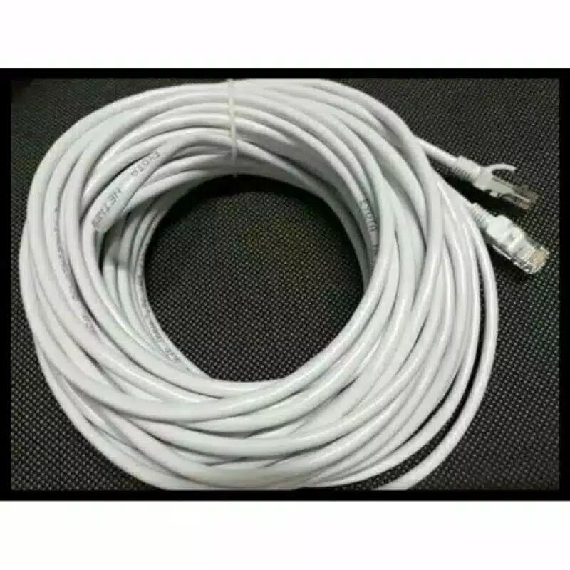 Jual Kabel LAN UTP jadi 10m Cat 5e Cable LAN 10 meter Untuk DVR / Cctv ...