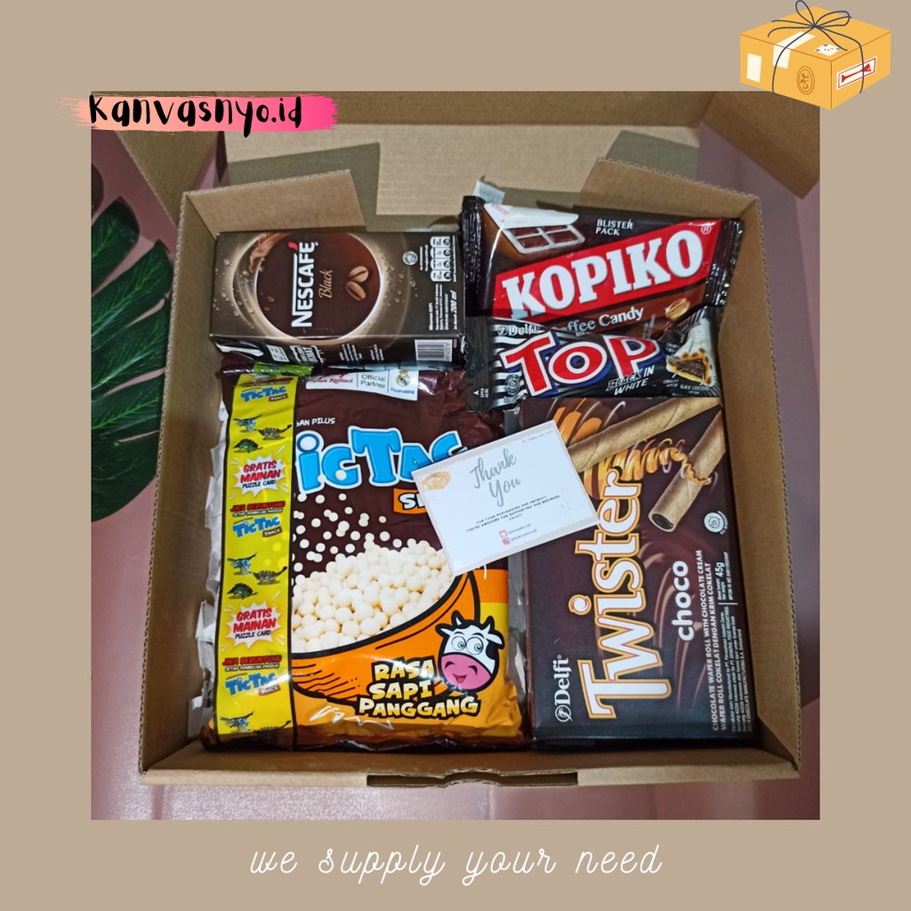 Jual SNACK BOX SPECIAL BROWN ATAU COKELAT / GIFT BOX / HAMPERS MAKANAN ...