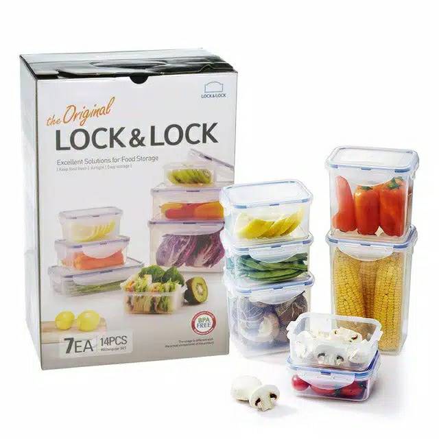 Jual Lock n lock container isi 7 pcs | Shopee Indonesia
