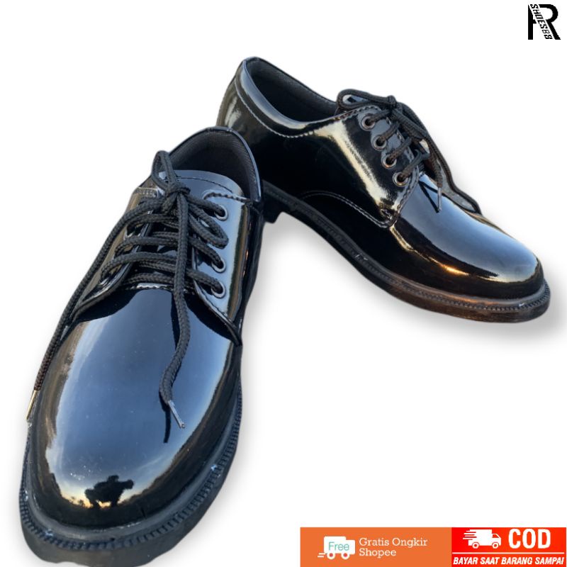 Jual sepatu PDH PENDEK Sepatu dinas kerja pria sepatu boot dinas nyaman ...