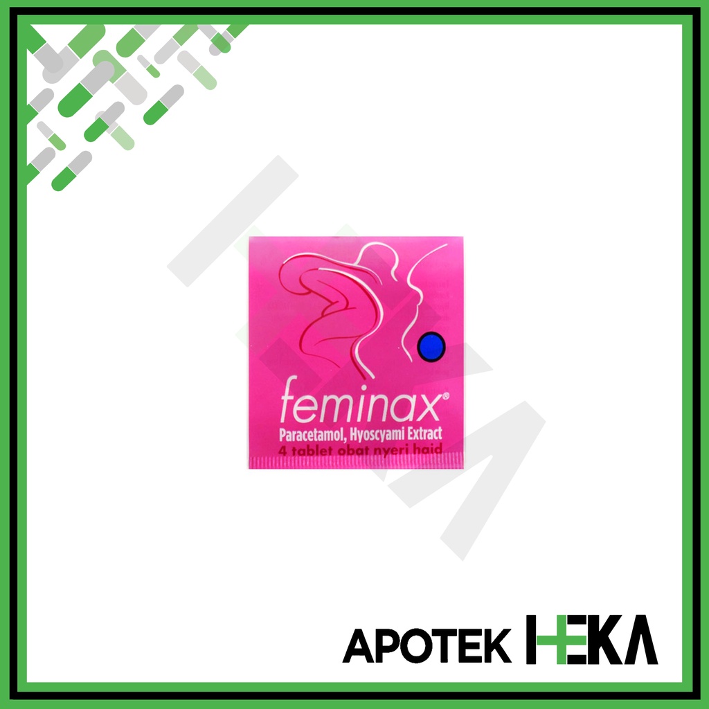 Jual Feminax Tablet Obat Nyeri Haid / Datang Bulan Strip isi 4 ...