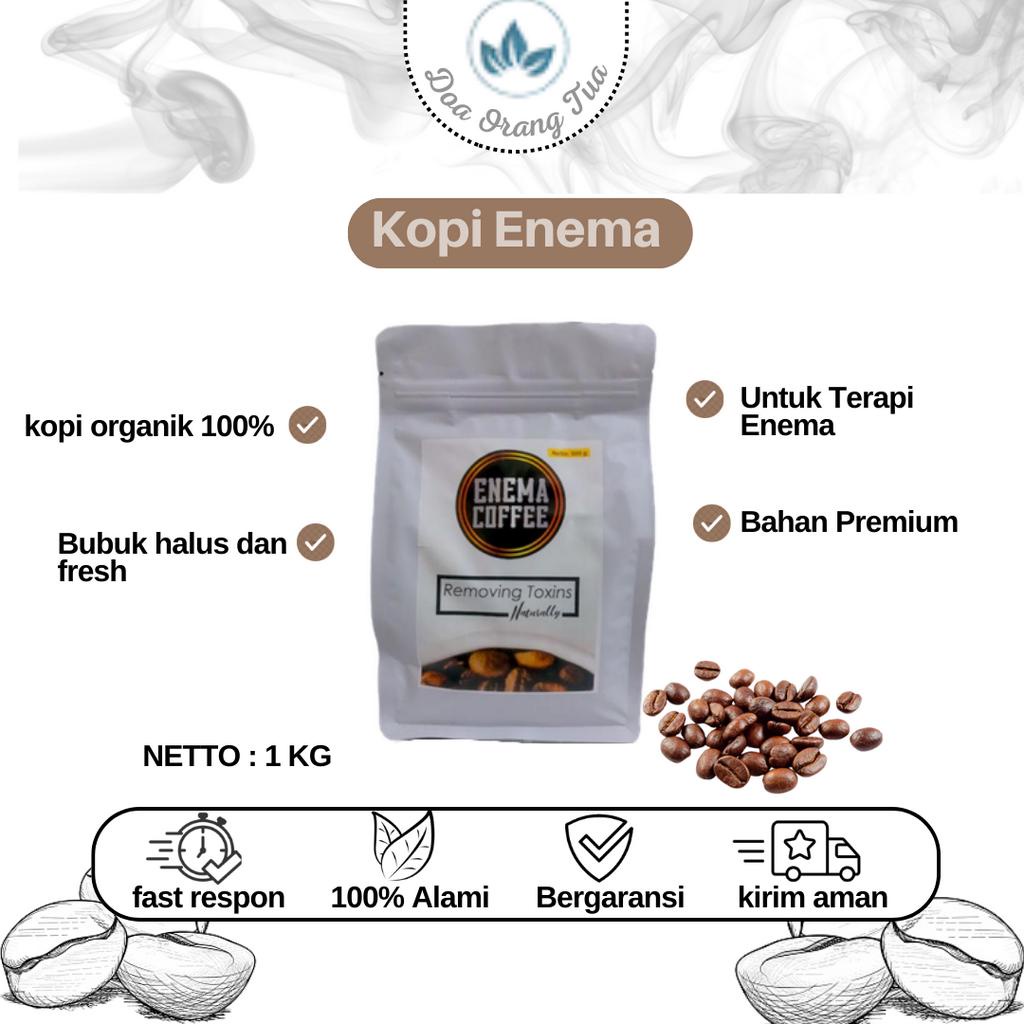 Jual KOPI ENEMA BUBUK ORGANIK SEMBELIT DETOX USUS 1 KG New Pack ...