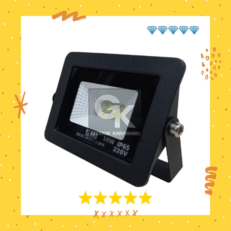 Jual Lampu Sorot LED 10W LED Flood Light 10 W Tembak Outdoor 10 Watt | Shopee Indonesia