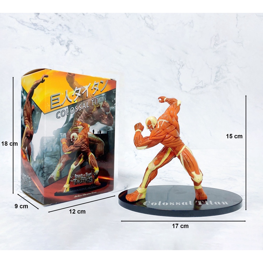 Jual Attack On Titan Colossal Titan Action Figure | Shopee Indonesia