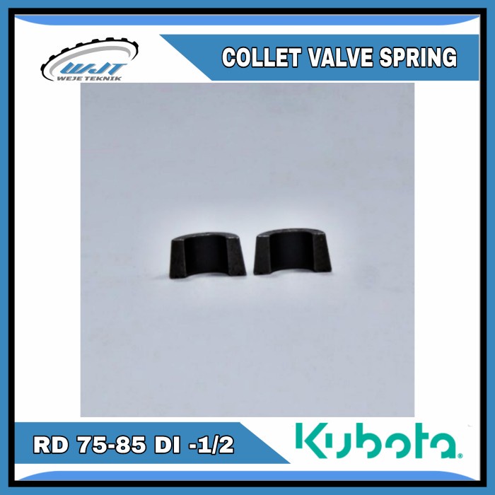 Jual COLLET VALVE SPRING KANCING KUKU KLEP KUBOTA RD75-85 DI -1/2 ASLI ...