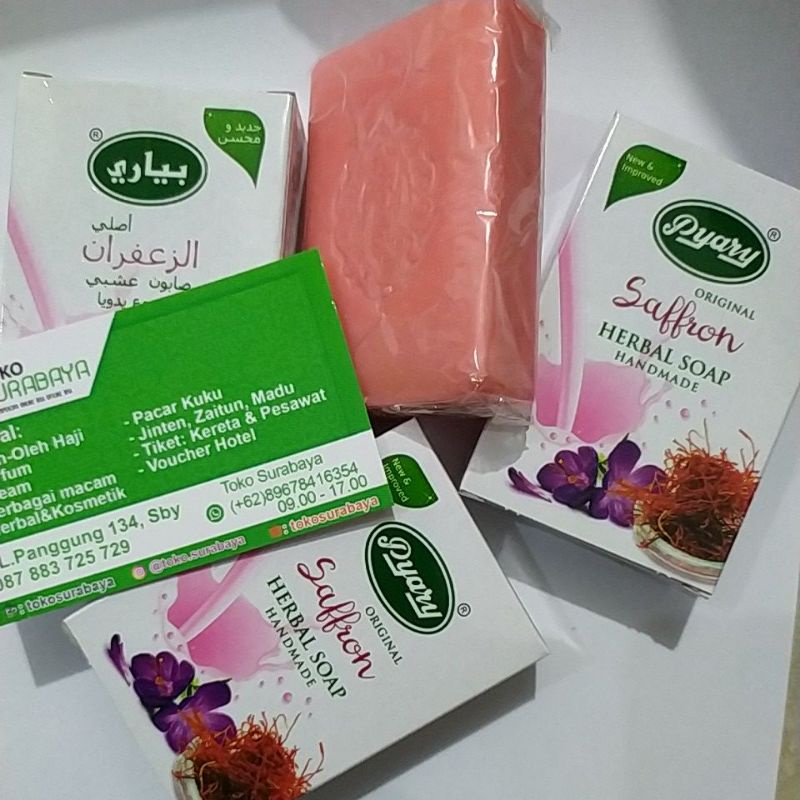Jual Sabun Arab Pyary SAFFRON Safron Original | Shopee Indonesia