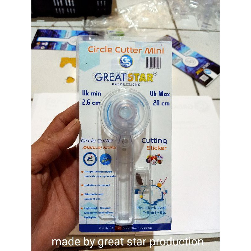 Jual CIRCLE CUTTER MINI 26 MM (NEW !!! WITH PACKING) | Shopee Indonesia