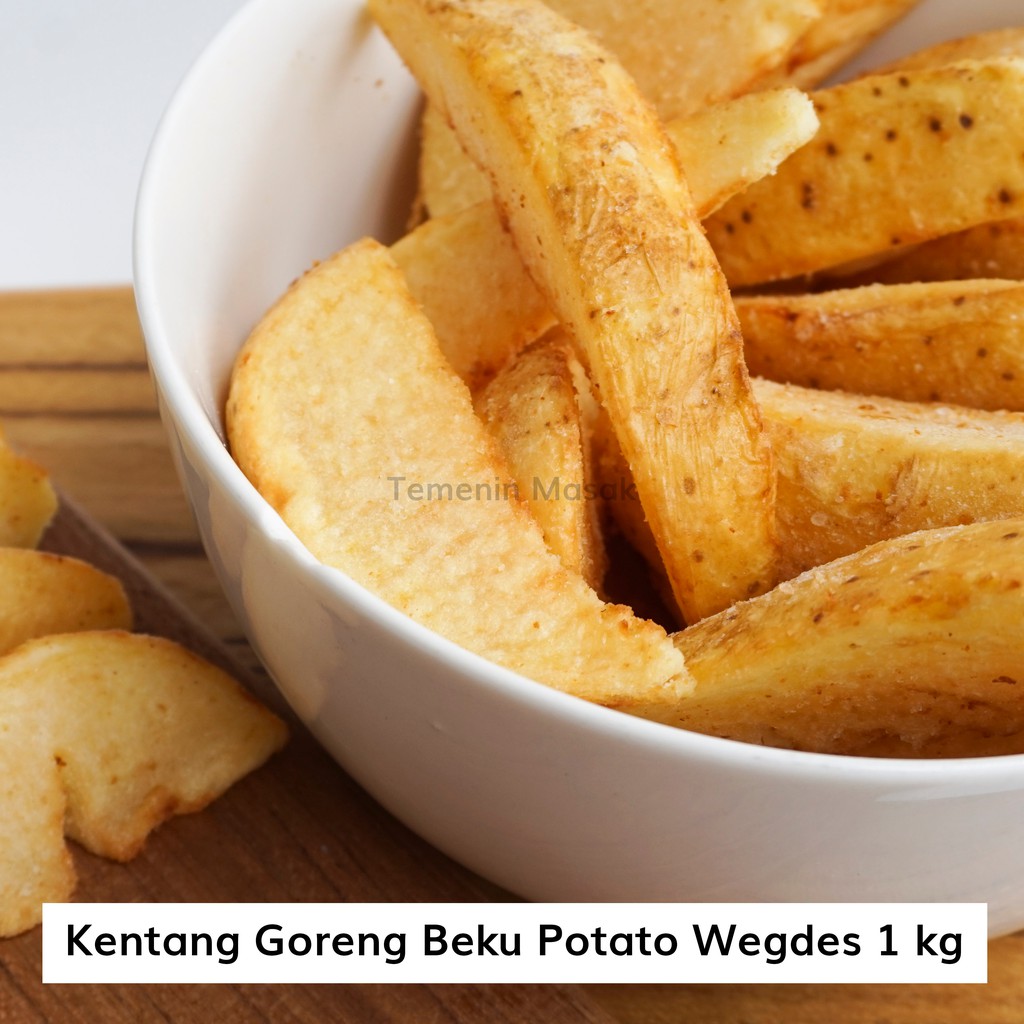 Jual Kentang goreng beku potato wedges original 1 kg | Shopee Indonesia