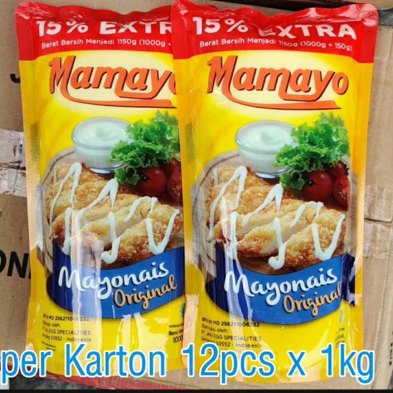 Jual Mayonaise Mamayo 1 kg Mayones Original by Cimory per DUS / karton ...