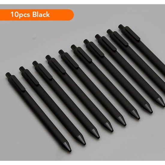 Jual Signing Gel Ink Pen Pena Pulpen Hitam 10 pena | Shopee Indonesia