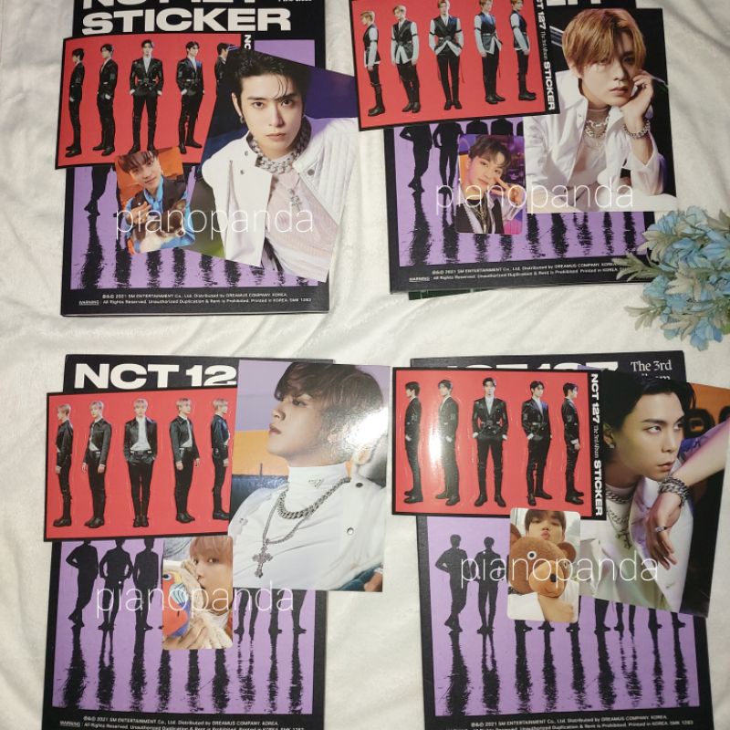 Jual OFFICIAL NCT 127 STICKER ALBUM - Haechan set, Taeil, Johnny, Mark ...