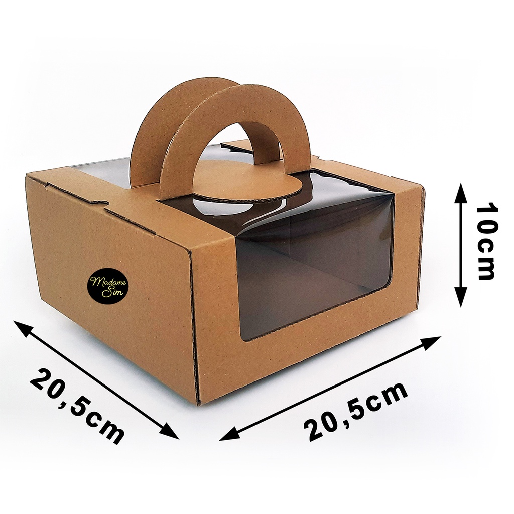 Jual DUS KUE - CAKE BOX - GIFT BOX - KOTAK KADO 20x20x10 - MS-T02 (ISI ...