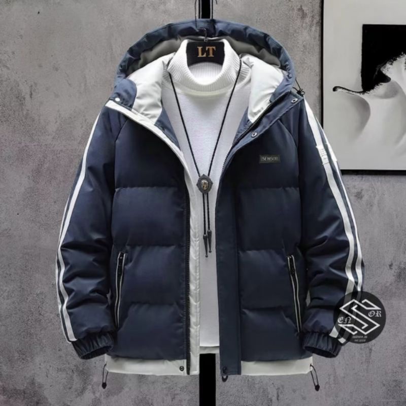 Jual Jaket Pria Waterproof Puring Full Dakron By Sensor | Shopee Indonesia