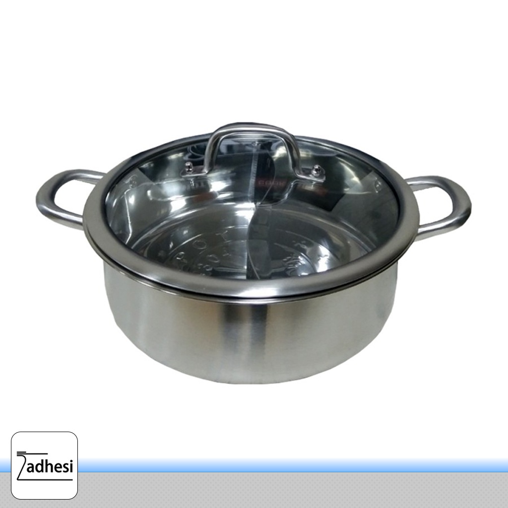 Jual Cookmaster Panci Soup Steamboat Shabu Shabu Hot Pot Stainless ...
