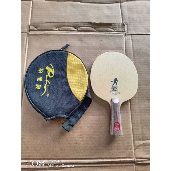Jual Bet Kayu Ping Pong Tenis Meja Sanwei 502E Carbon Original | Shopee Indonesia