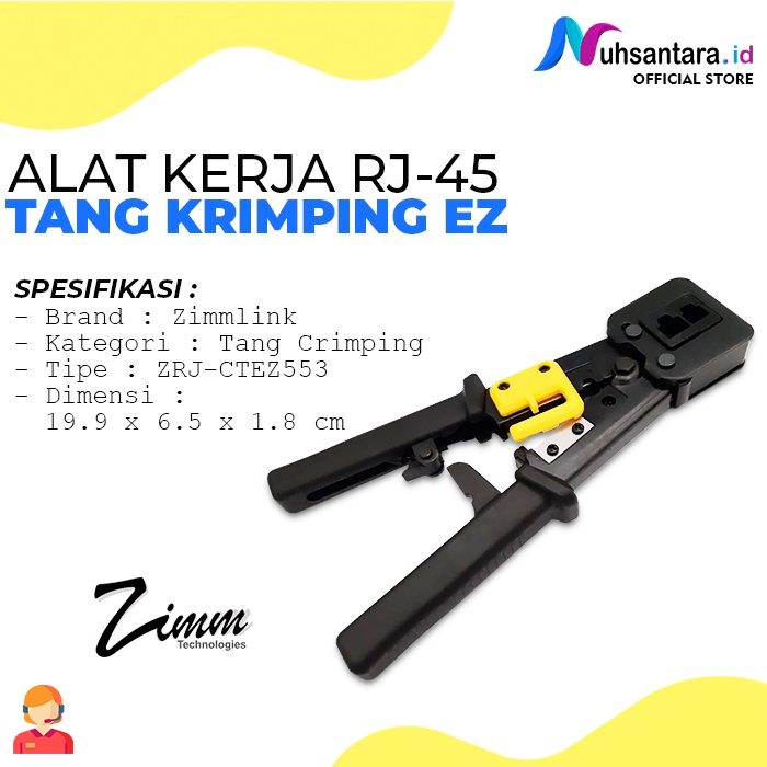 Jual [𝐎𝐑𝐈𝐆𝐈𝐍𝐀𝐋] Tang Crimping Tang RJ45 RJ11 Crimping Tools Kabel LAN ...