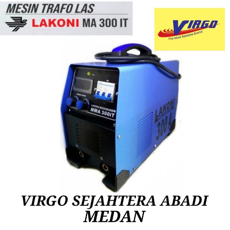 Jual LAKONI MMA300IT MESIN TRAFOLAS LISTRIK INVERTER 380V 3 PHASE 300 A MMA 300IT | Shopee Indonesia