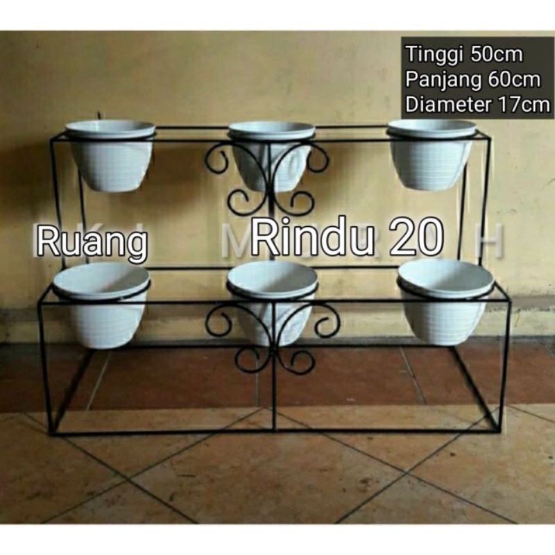 Jual RAK BUNGA / POT BUNGA / RAK BESI / TANAMAN HIAS / RAK SERBAGUNA ...