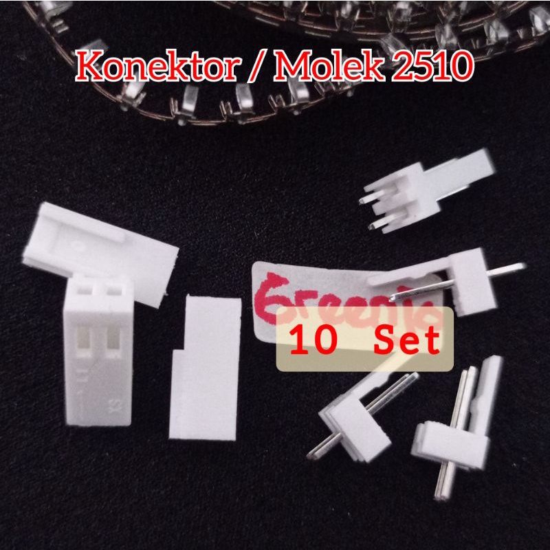 Jual x10 Soket Molek KF2510 2Pin 3Pin 4Pin Konektor Molex 2P 3P 4P KF 2510 Good Quality | Shopee ...