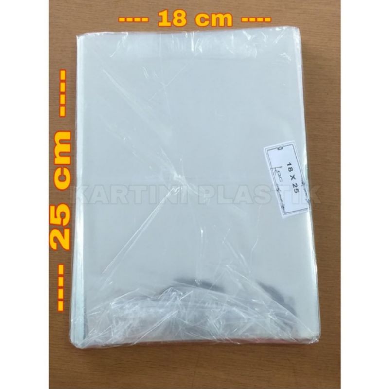 Jual Plastik OPP Tanpa Lem Ukuran 18x25 | Shopee Indonesia