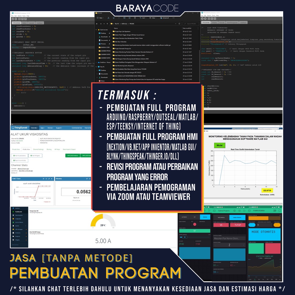 Jual Jasa Program Konsultasi Projek Tugas Akhir Elektro Mekatronika