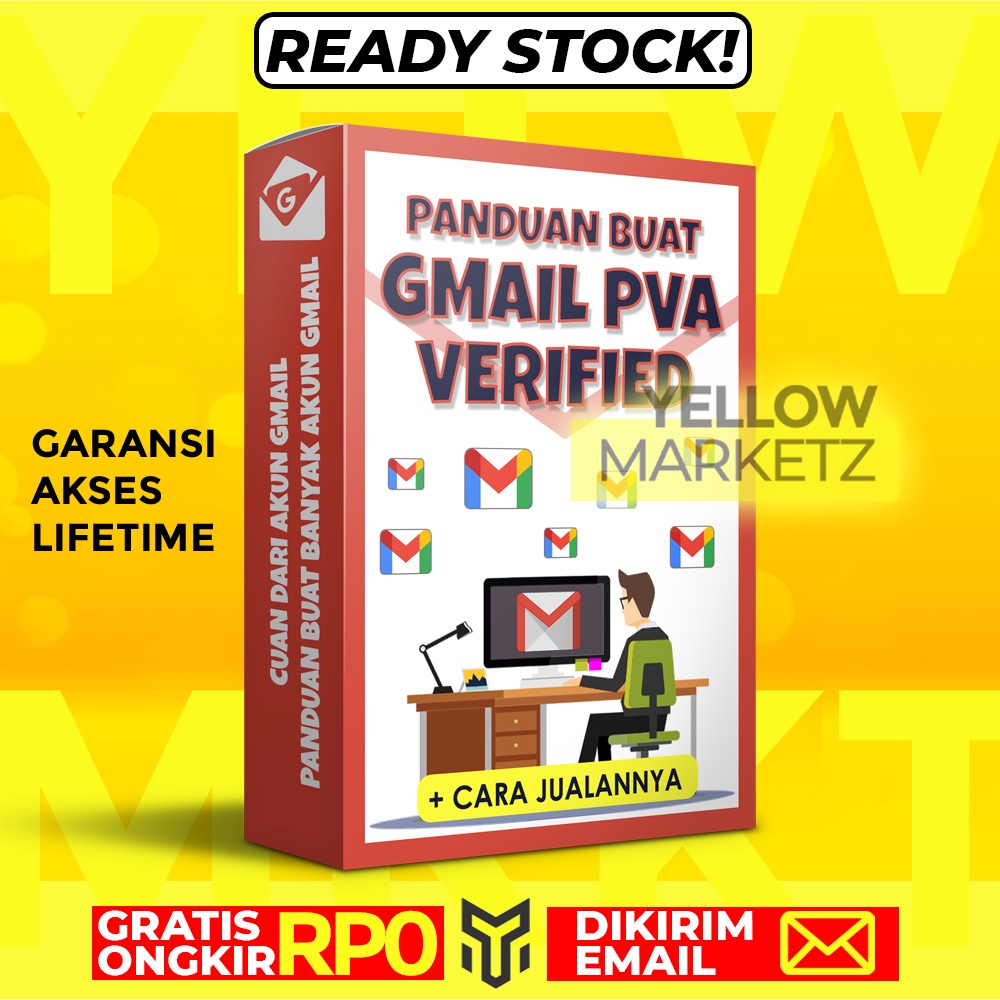Jual CUAN DARI GMAIL - Panduan Buat Banyak Akun Gmail dan Cara Jualannya | Shopee Indonesia
