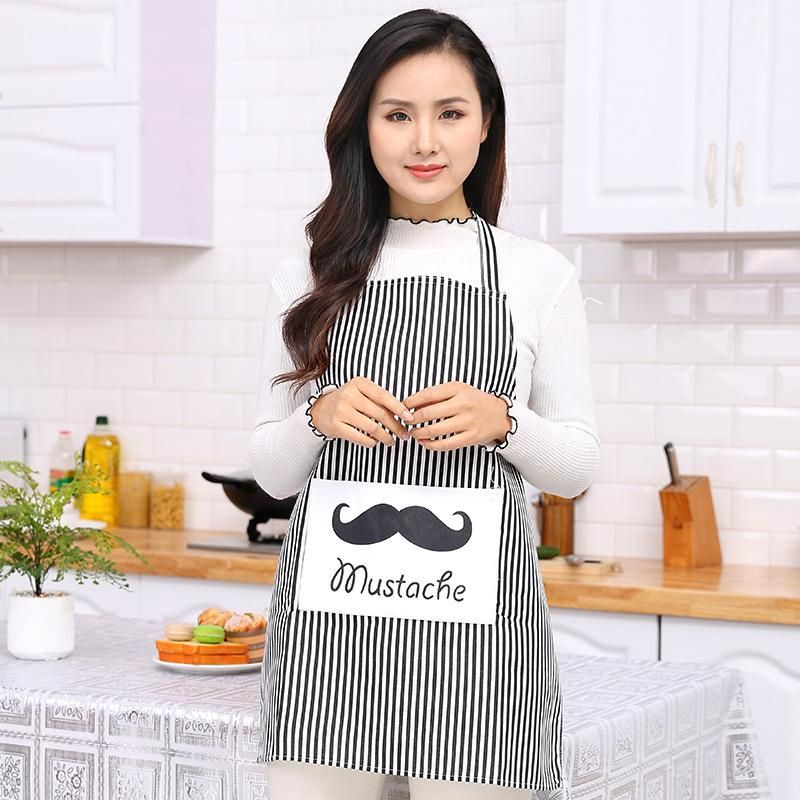 Jual Apron Garis Stripe Bahan Premium Celemek Koki Masak Barista ...