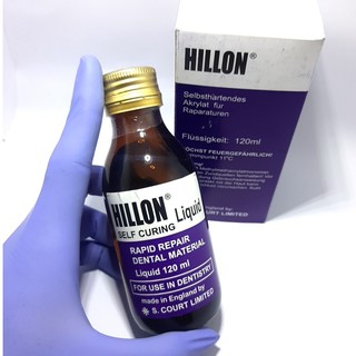 Jual Liquid Hillon 120ml Self Cure Acrylic Rapid Repair Dental Material ...