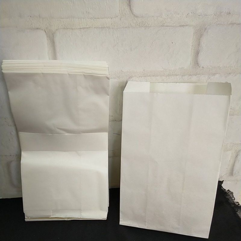 Jual paperbag kertas bungkus roti/kentang/friedchiken/snac@10lbr ...