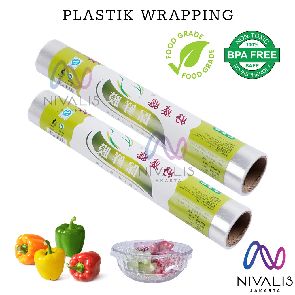 Jual NIVALIS JAKARTA PLASTIK WRAPPING ROLL PLASTIK PEMBUNGKUS MAKANAN ...